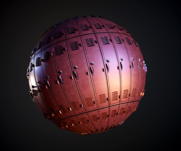 ArtStation - Metal Locker Seamless PBR Texture 03 | Game Assets