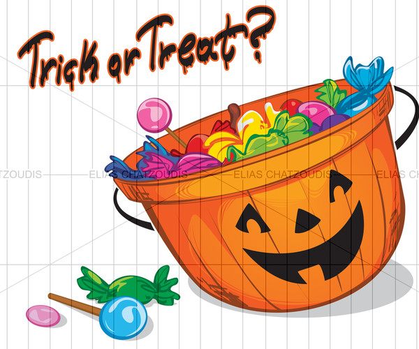 ArtStation - Trick or Treat Candies (Vector) | Artworks