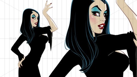 ArtStation - Vampire girl (Vector) | Artworks