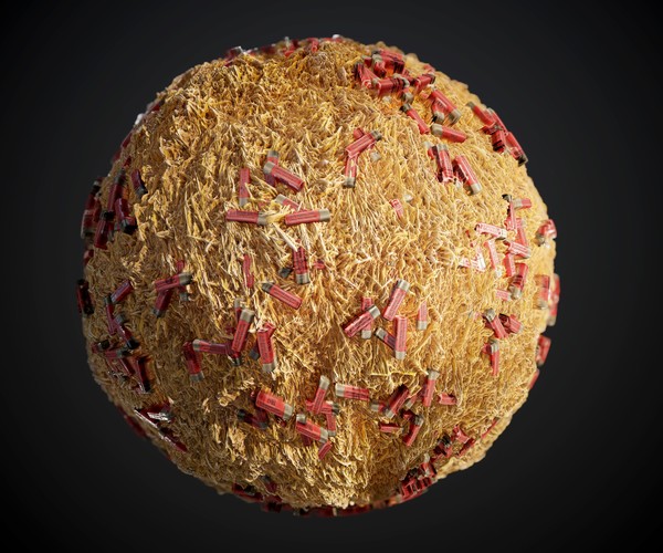 ArtStation - Shotgun Shell Casings Hay Seamless PBR Texture | Game Assets