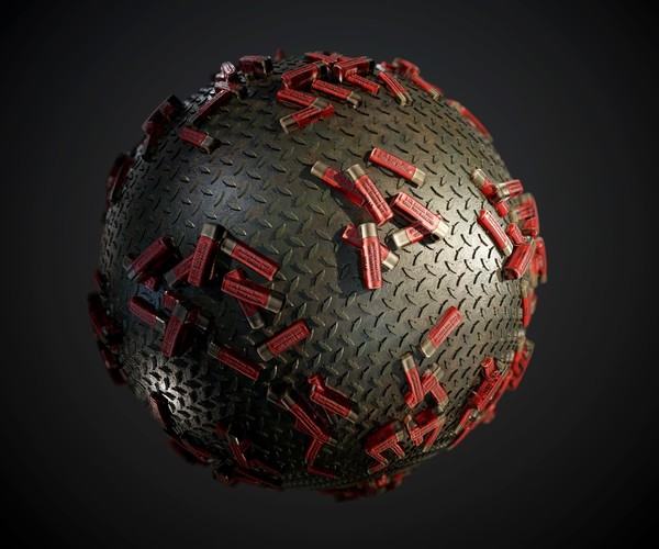 ArtStation - Metal Floor Shell Casings Seamless PBR Texture | Game Assets