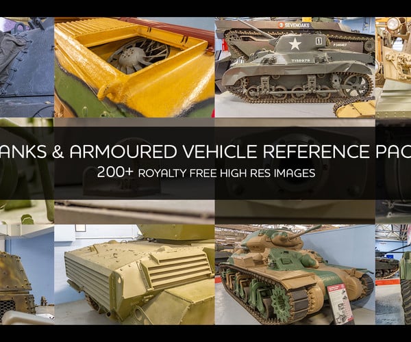 ArtStation - Tanks and Armoured Vehicle Reference Pack | Resources
