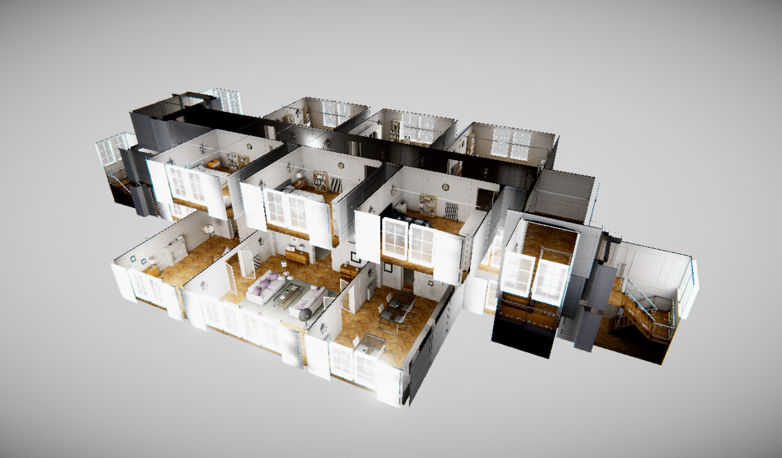 ArtStation - HQ Modular Modern Interior | Game Assets