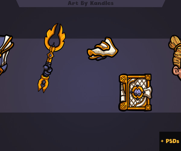 ArtStation - 2D Fantasy Human Priest | Game Assets