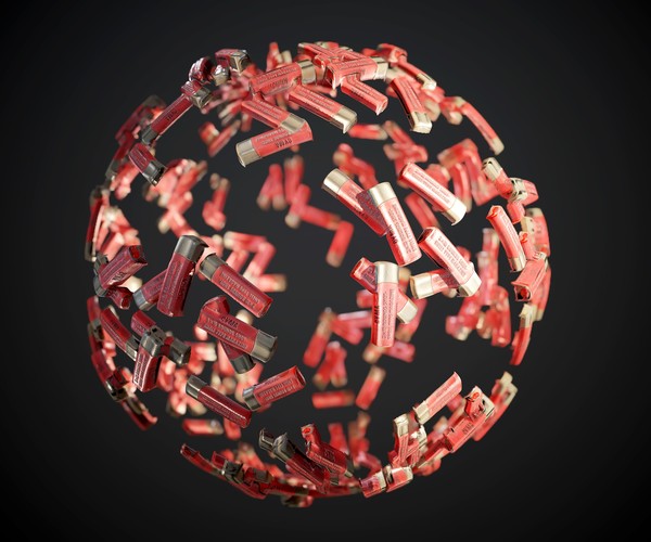 ArtStation - Shotgun Shells Seamless PBR Texture | Game Assets