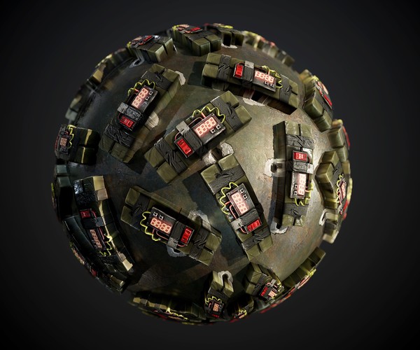 ArtStation - C4 Bomb Metal Seamless PBR Texture | Game Assets