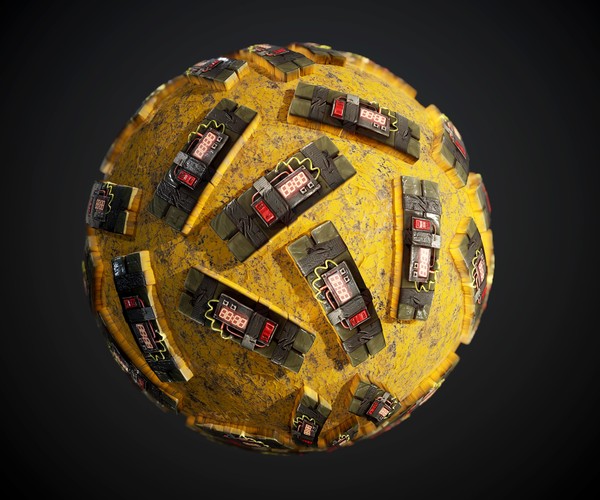 ArtStation - C4 Bomb Metal Seamless PBR Texture | Game Assets