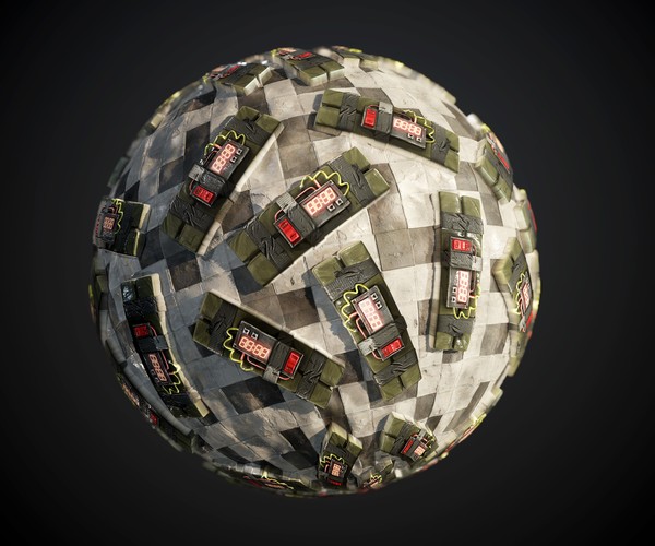 ArtStation - C4 Bomb Ground Stone Vines Seamless PBR Texture | Game Assets