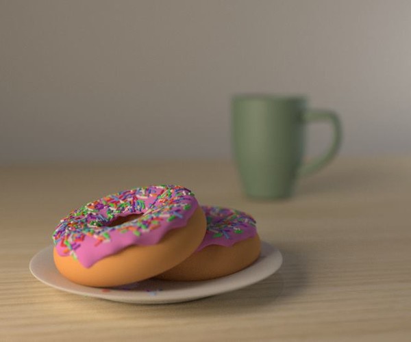 ArtStation - Donut Scene | Artworks