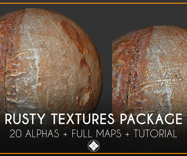 ArtStation - Rusty Textures Package | Brushes