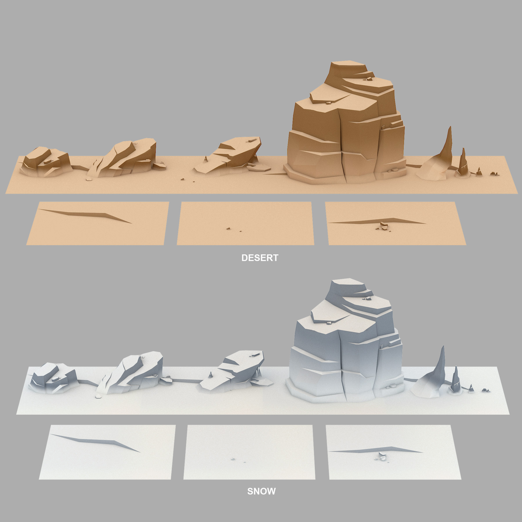ArtStation - Cartoon Cliffs | Resources