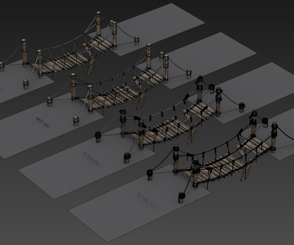 ArtStation - Rope Bridge | Game Assets