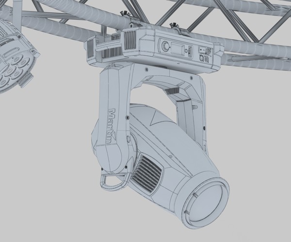 ArtStation - Circle Square Truss 400cm-Stage Lights | Resources