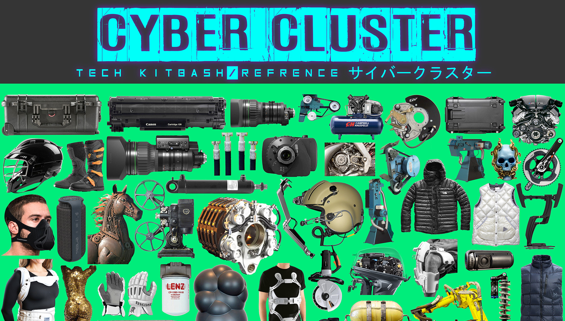 ArtStation - Cyber Cluster ( 300 Images-kitbash-conceptart ) | Artworks