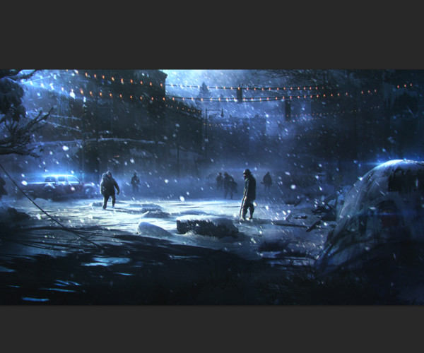 ArtStation - "AMBUSH" PSD File + Process Jpeg HD | Artworks