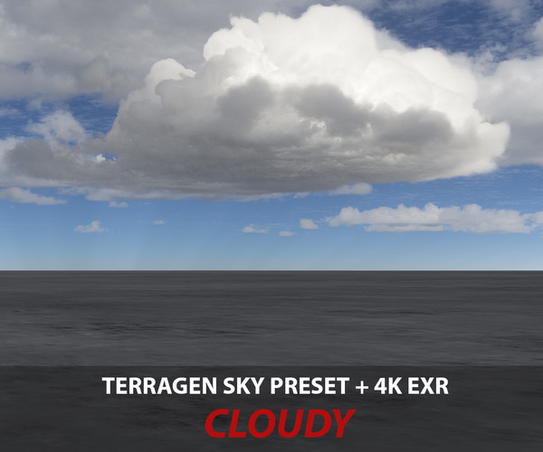 ArtStation - Terragen 4 sky preset -- Cloudy | Resources