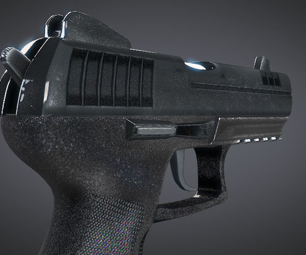 ArtStation - Stylized Hand Gun 3D Model | Resources