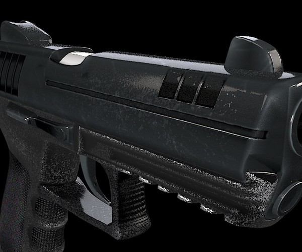 ArtStation - Stylized Hand Gun 3D Model | Resources