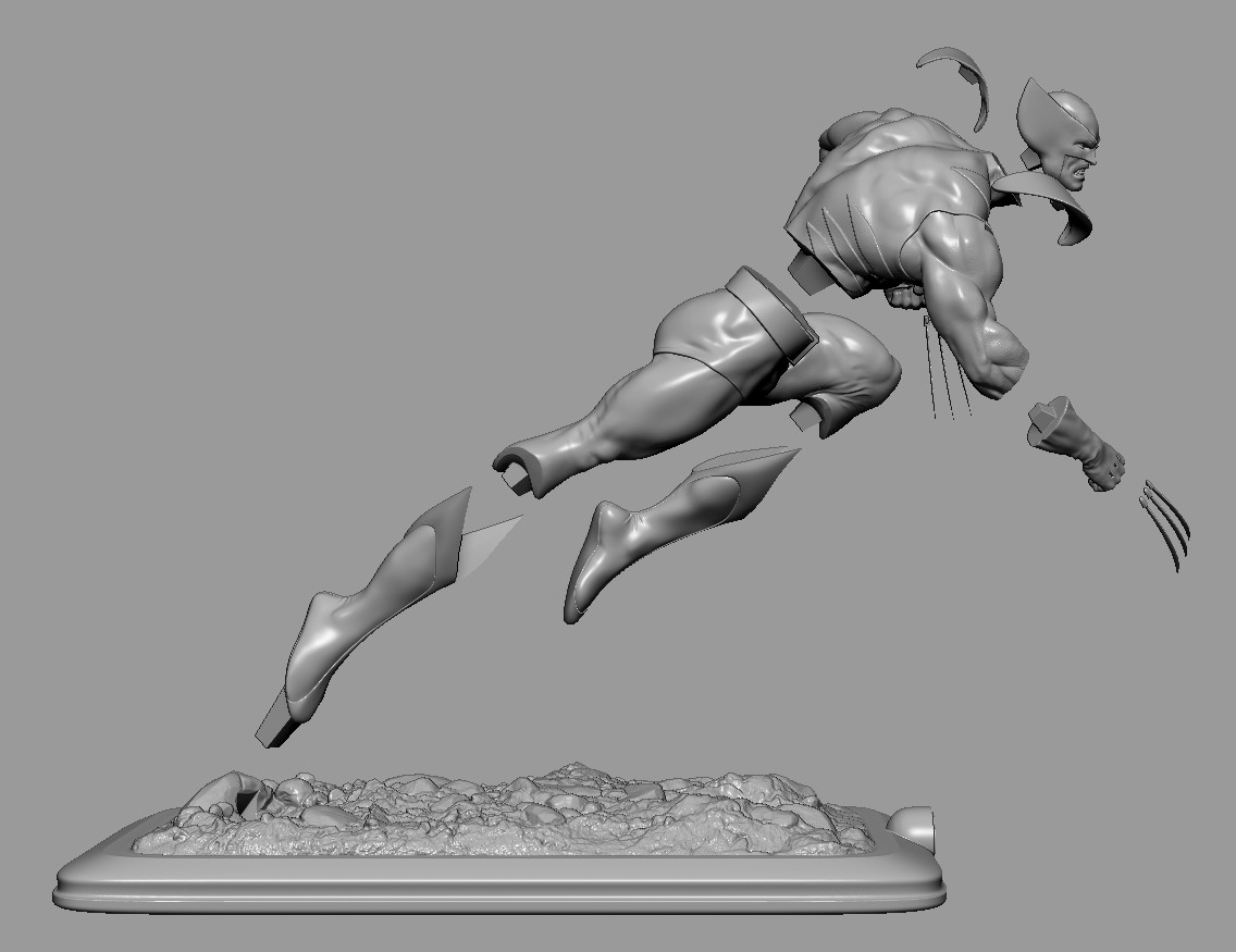 ArtStation - Wolverine printable | Resources