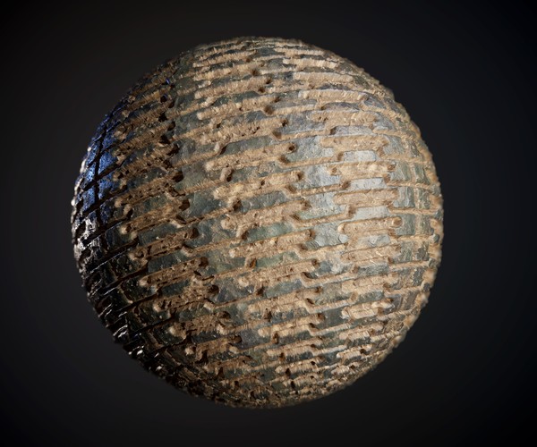 ArtStation - Tank Tread Dirty Metal Sand Seamless PBR Texture | Game Assets