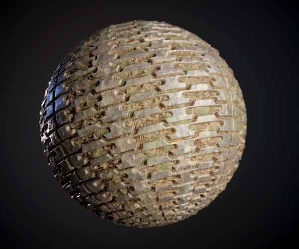 ArtStation - Tank Tread Dirty Metal Seamless PBR Texture | Game Assets