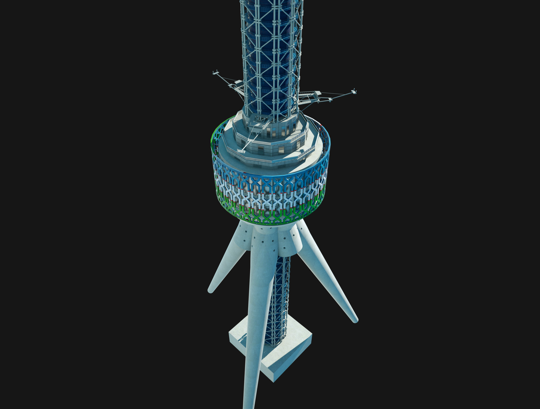 ArtStation - Tashkent TV Tower 3D model | Resources