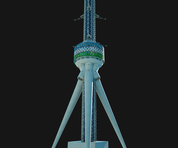ArtStation - Tashkent TV Tower 3D model | Resources