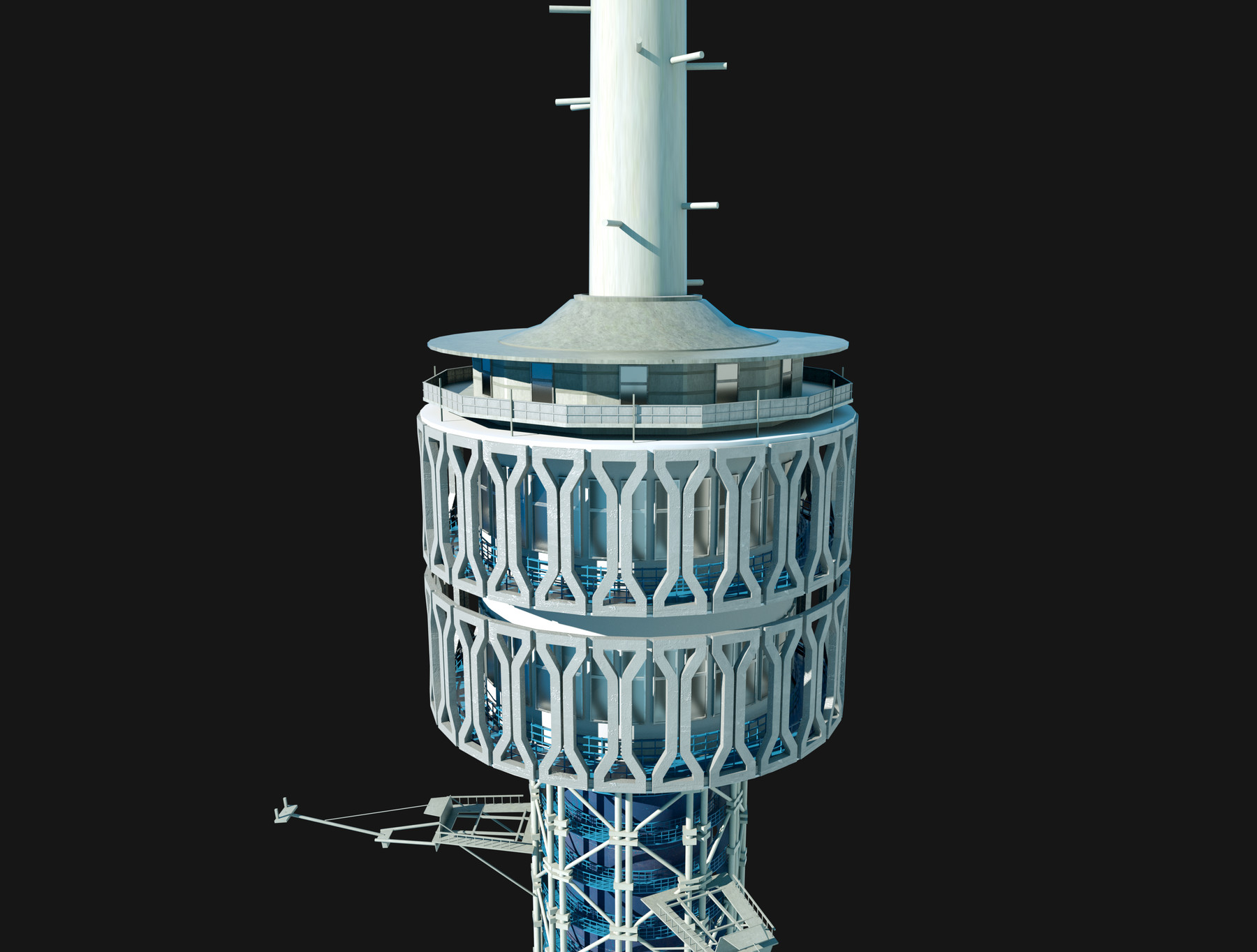 ArtStation - Tashkent TV Tower 3D model | Resources