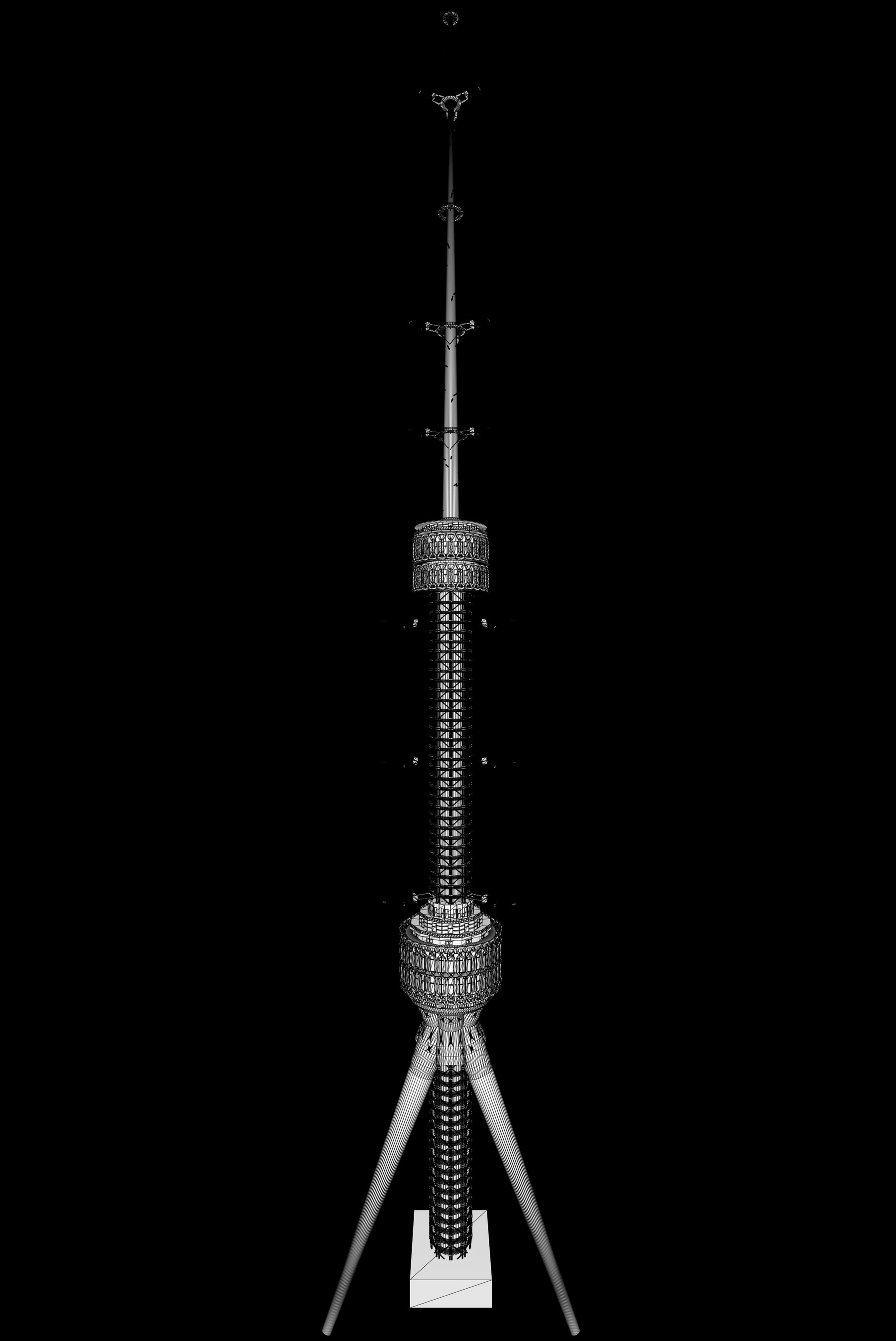 ArtStation - Tashkent TV Tower 3D model | Resources