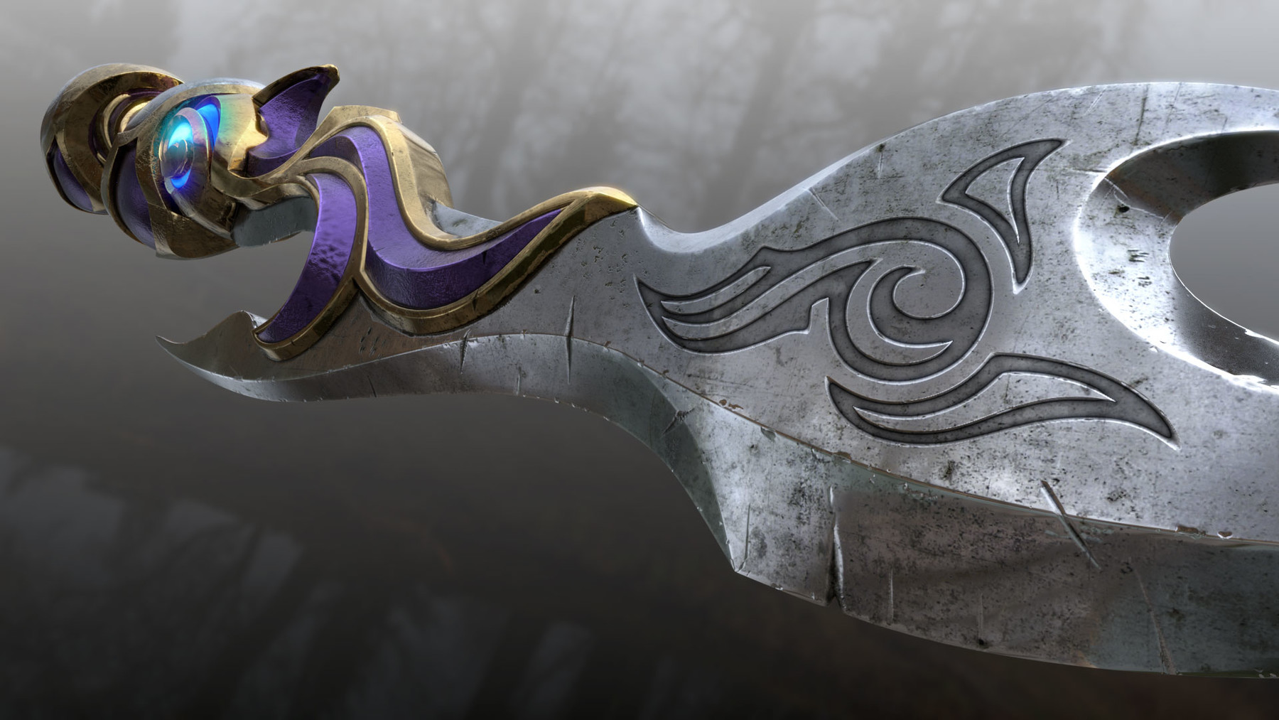 ArtStation - Fantasy Hero Sword | Game Assets