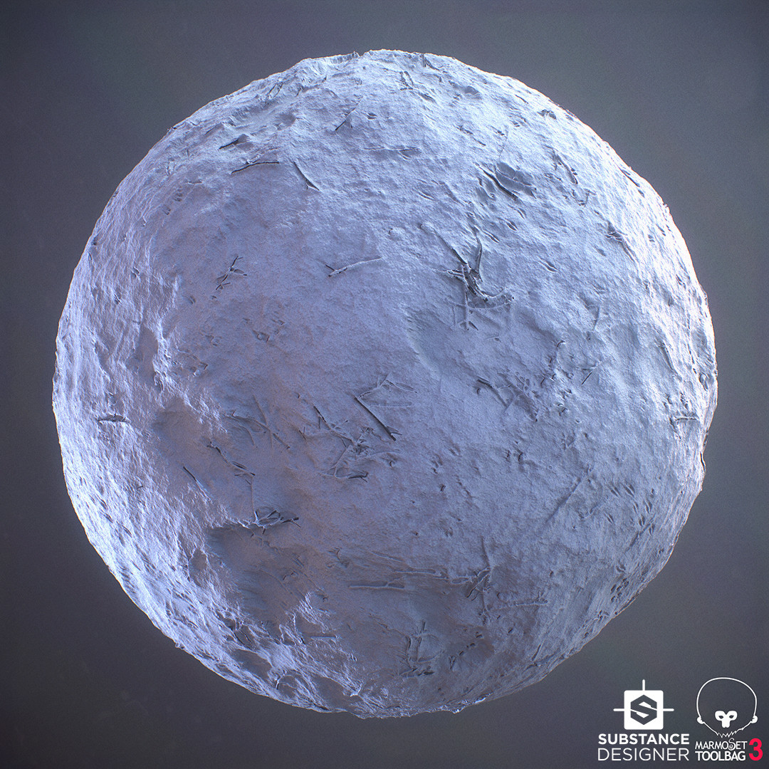 ArtStation - Freshly Fallen Snow - Substance Designer Material | Resources