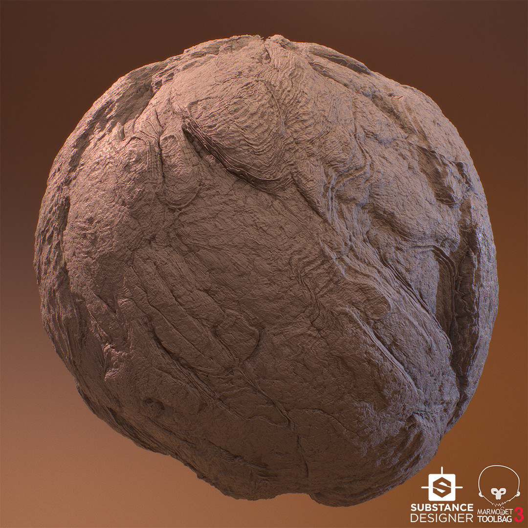 ArtStation - Flowing Lava - Substance Designer Material | Resources