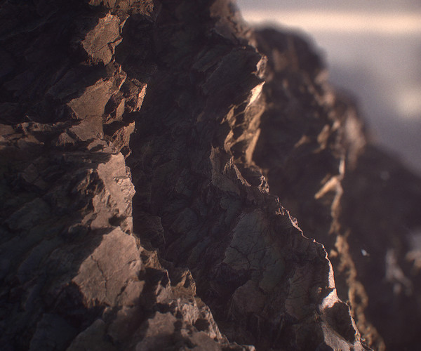 ArtStation - Granite Cliff - Substance Designer Material | Resources