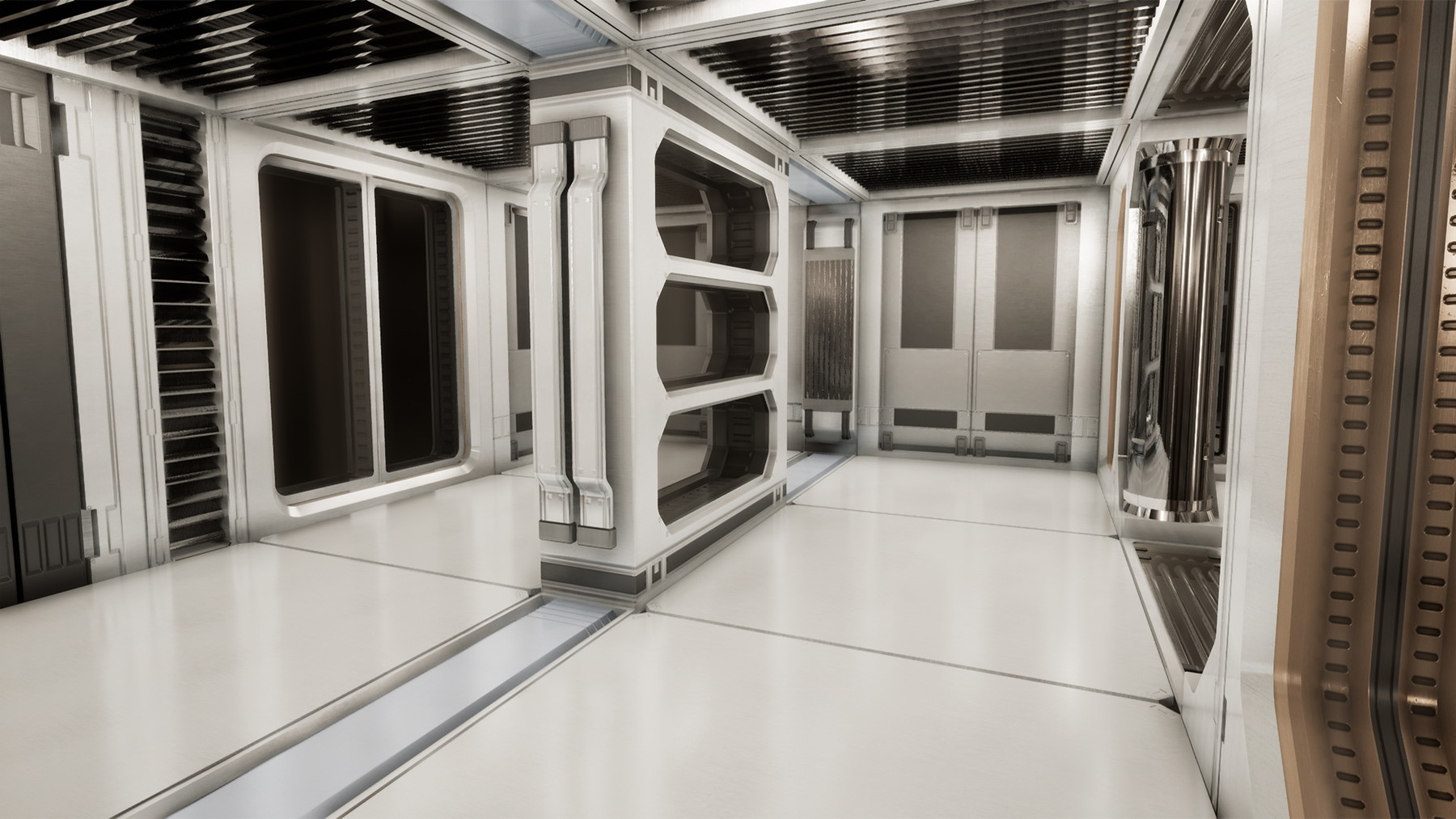 ArtStation - Modular Sci-Fi Environment: Hallway | Resources