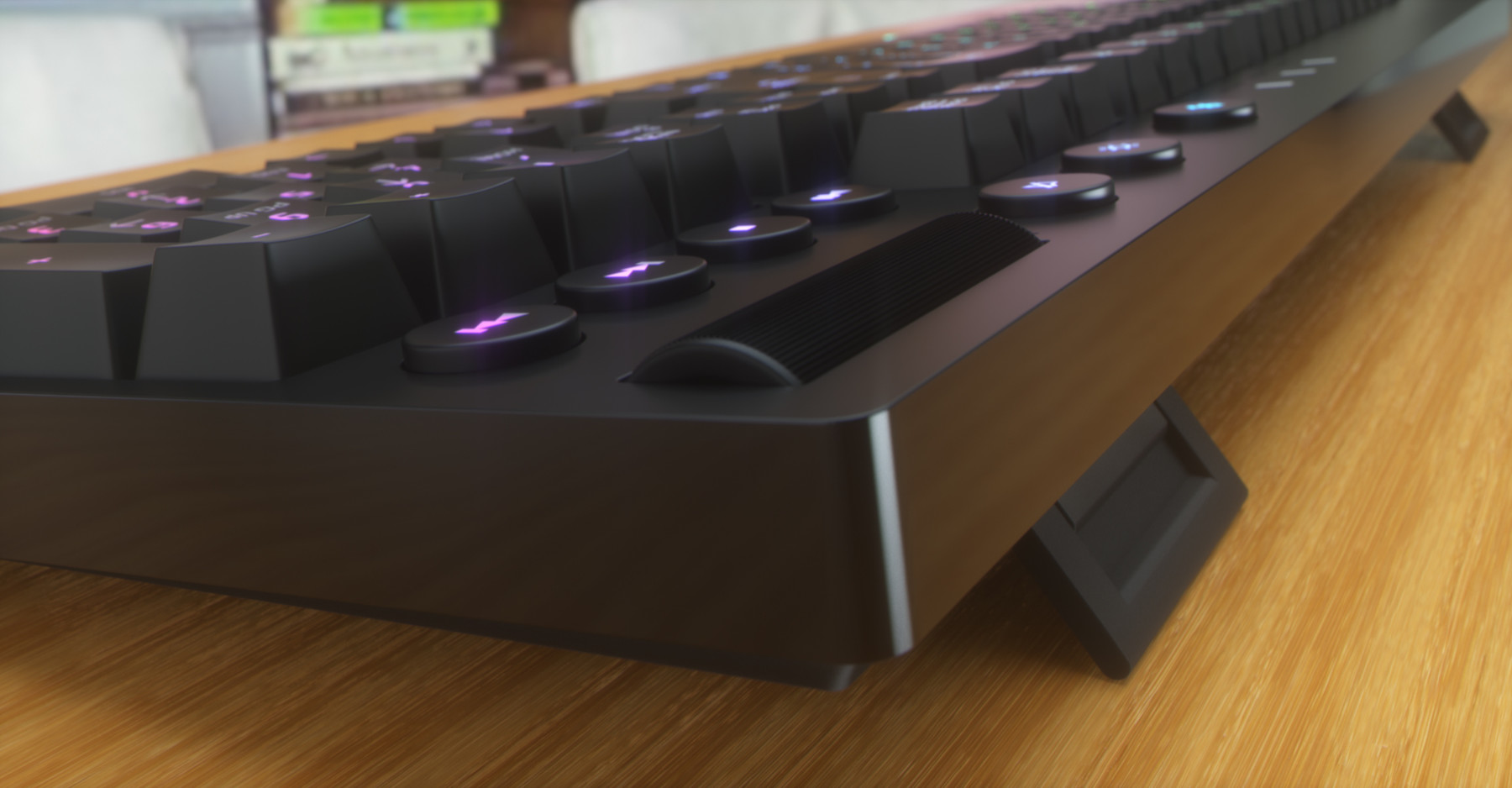 ArtStation - Wireless RGB Computer Keyboard 3D Model | Game Assets