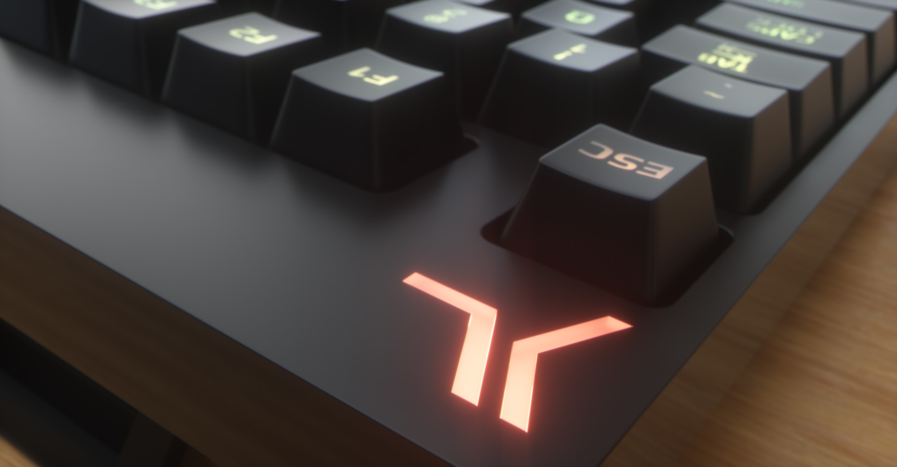 ArtStation - Wireless RGB Computer Keyboard 3D Model | Game Assets