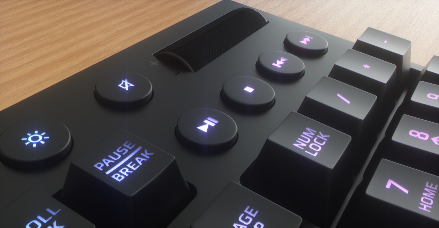 Artstation Wireless Rgb Computer Keyboard 3d Model Game Assets