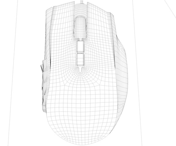 ArtStation - Razer Naga Chroma Firefly RGB Gaming Computer Mouse 3D model | Resources