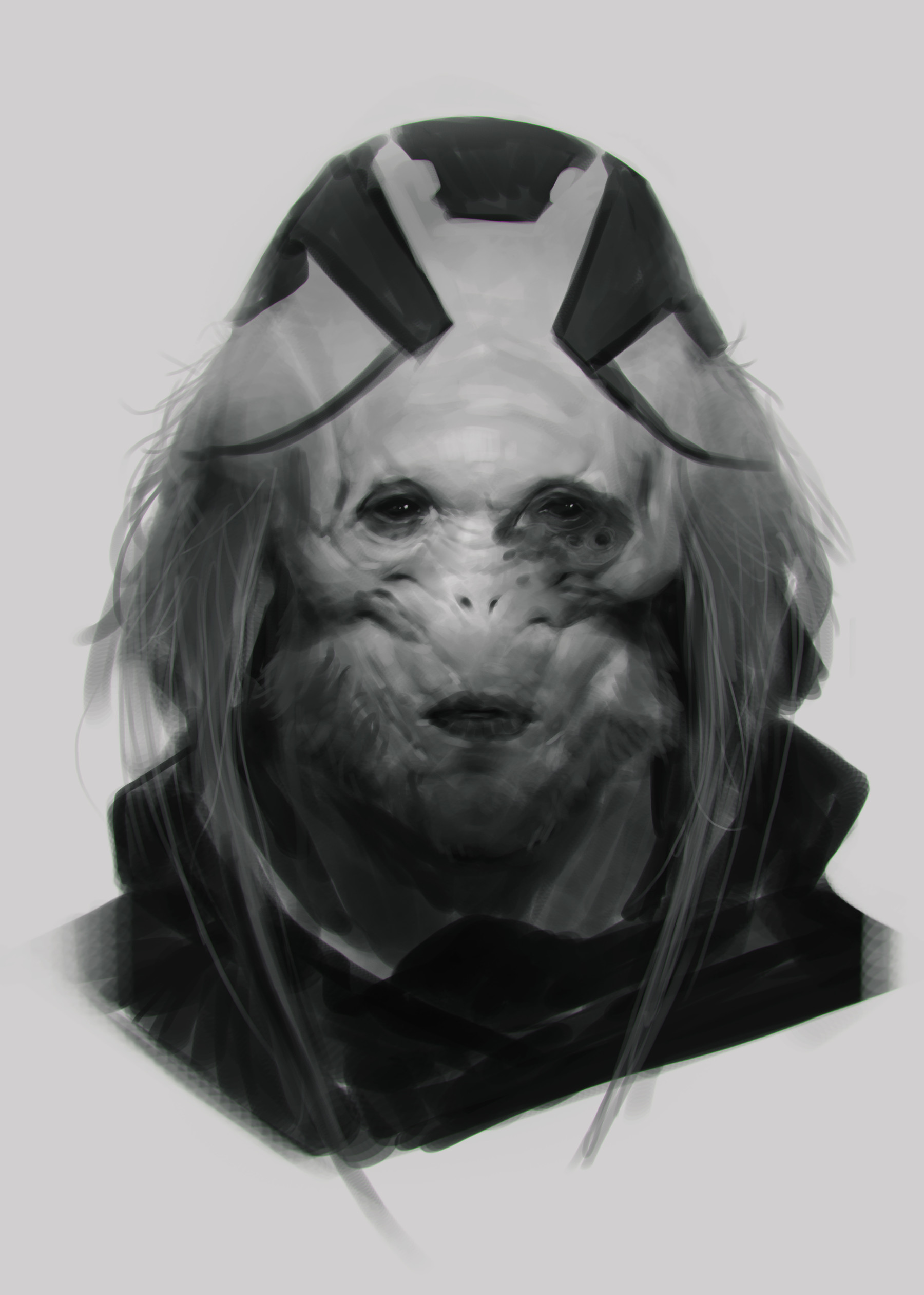 ArtStation - Alien Portrait | Tutorials