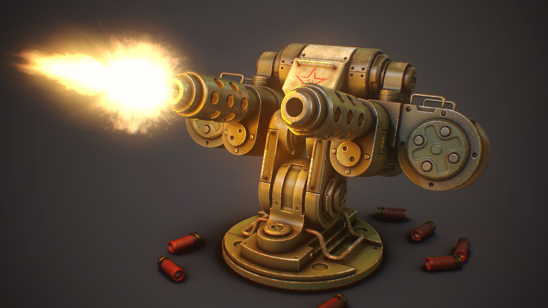 ArtStation - Turret Animation | Game Assets