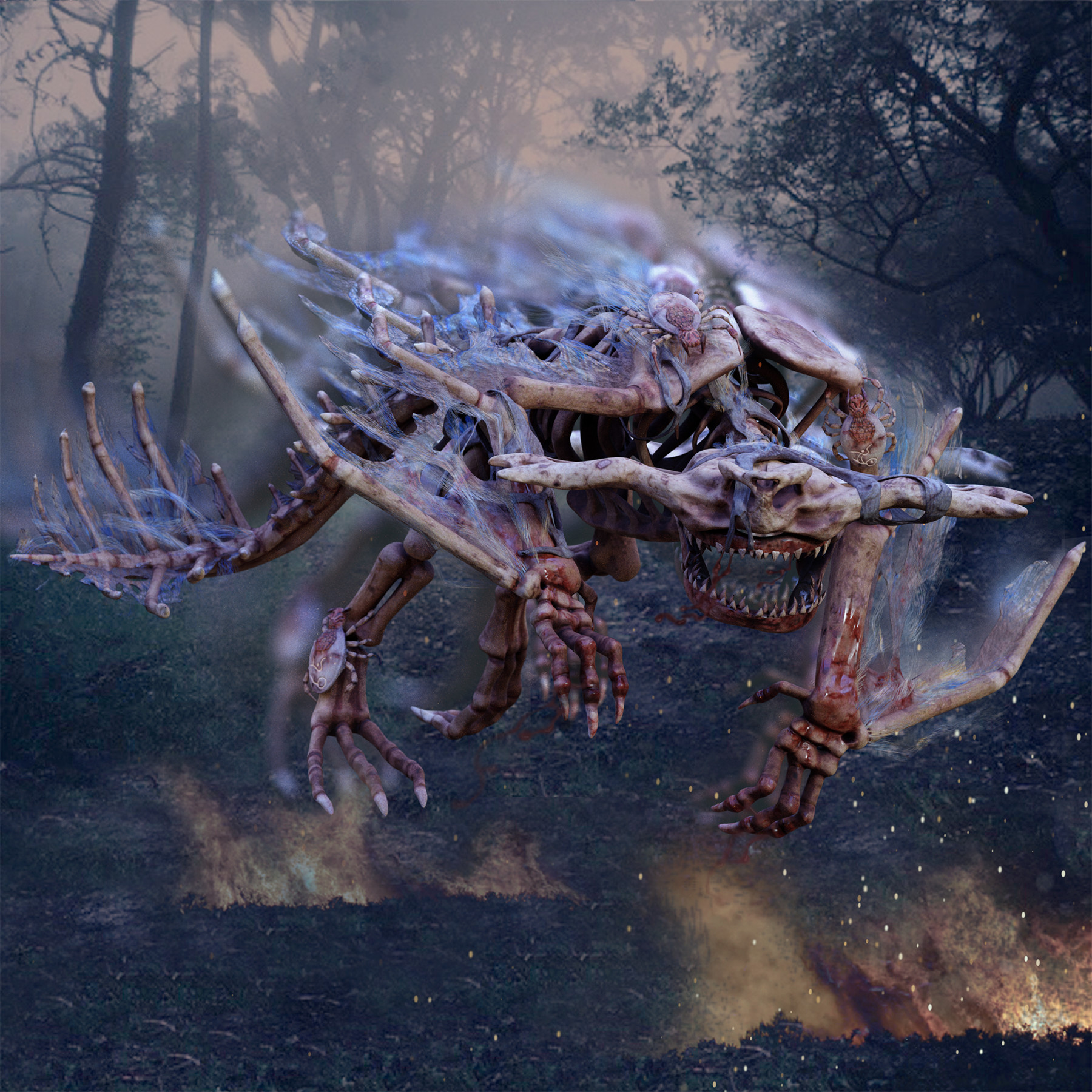 ArtStation - Zombie Bone Beast | Game Assets