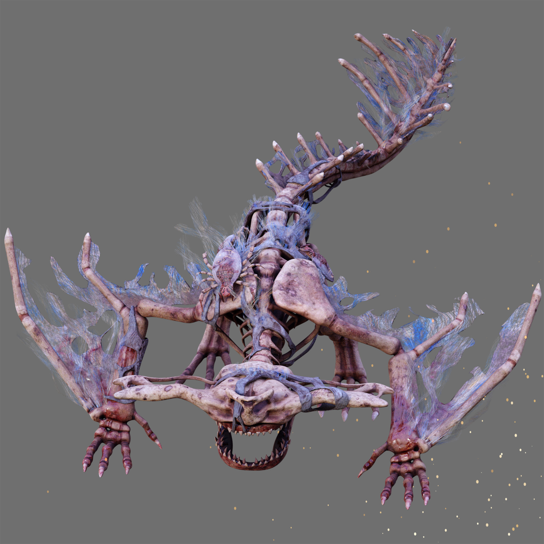 ArtStation - Zombie Bone Beast | Game Assets