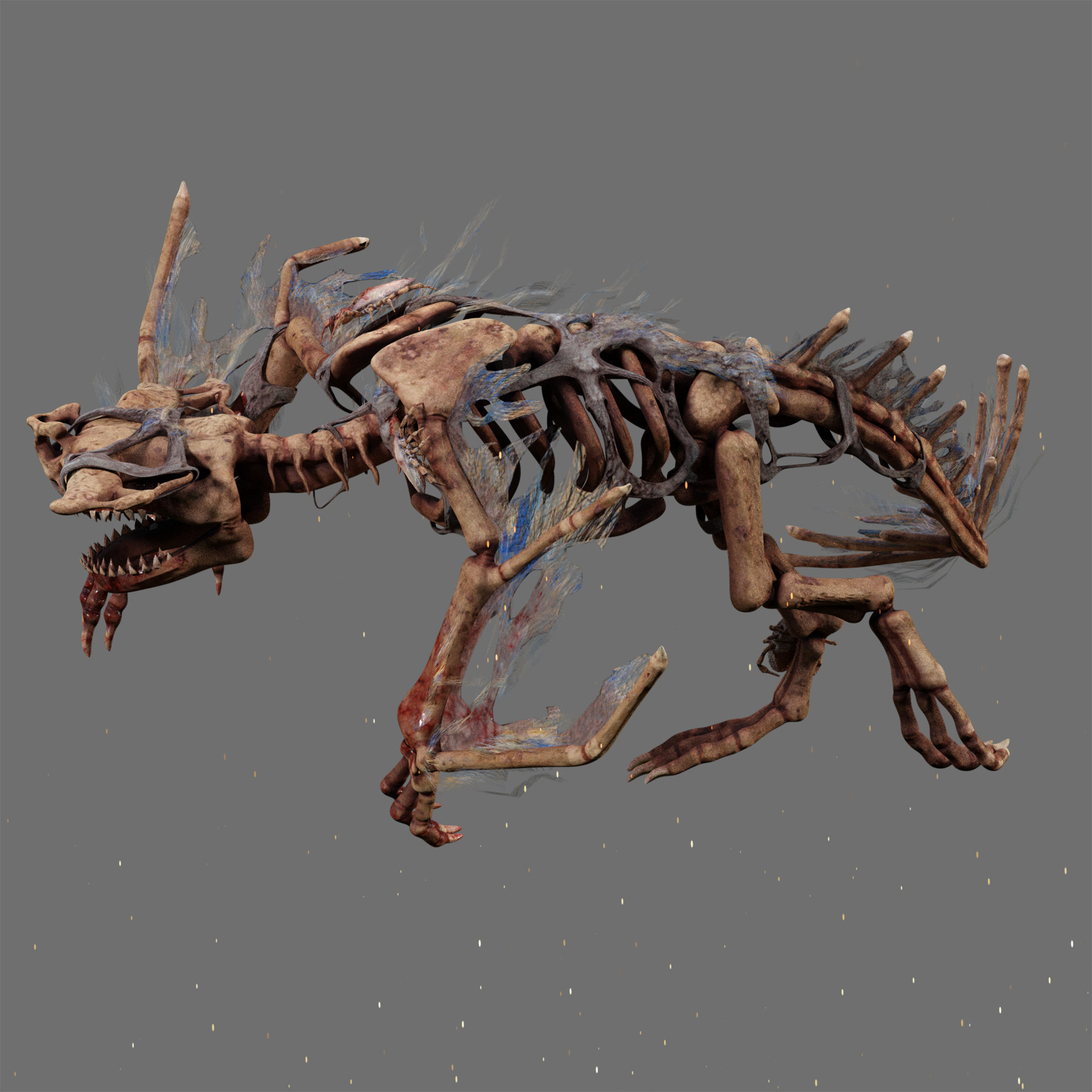 ArtStation - Zombie Bone Beast | Game Assets