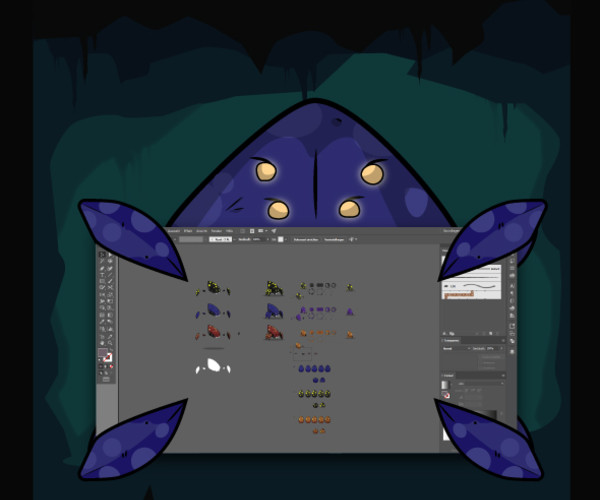 ArtStation - Alien Mutant Mine Crawler | Game Assets