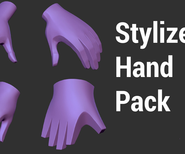 ArtStation - Stylized hands pack | Resources