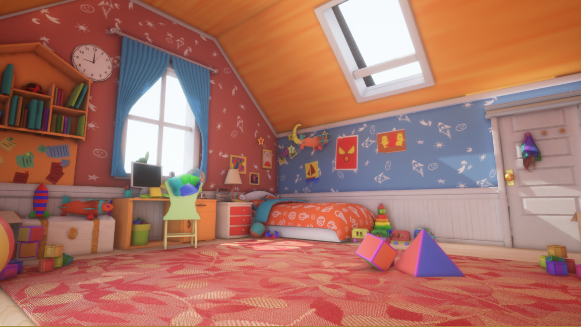 ArtStation - UE4 - Asset - Background - Cartoons - Hight poly | Resources