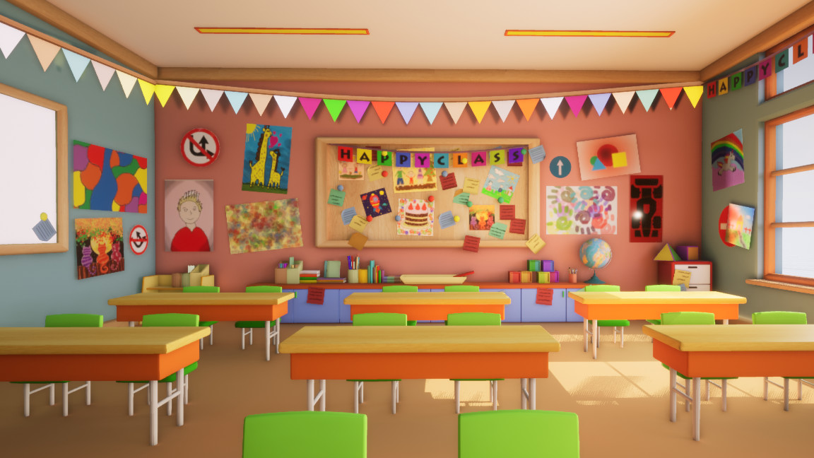 ArtStation - UE4 - Asset - Background - Cartoons - Hight poly | Resources