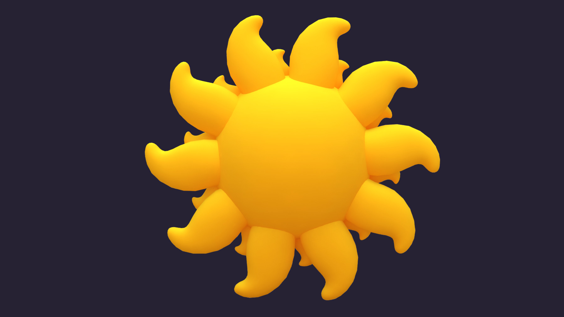 ArtStation - Asset - Cartoons - Character - Sun | Resources