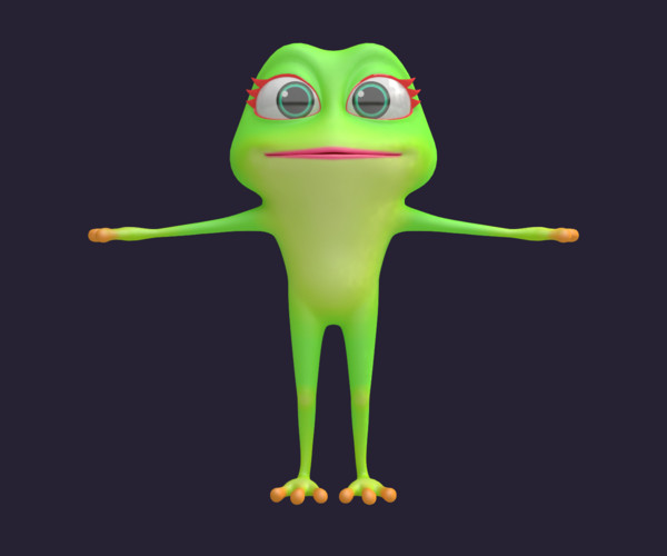 ArtStation - Asset - Cartoons - Character - Animals - Frog | Resources