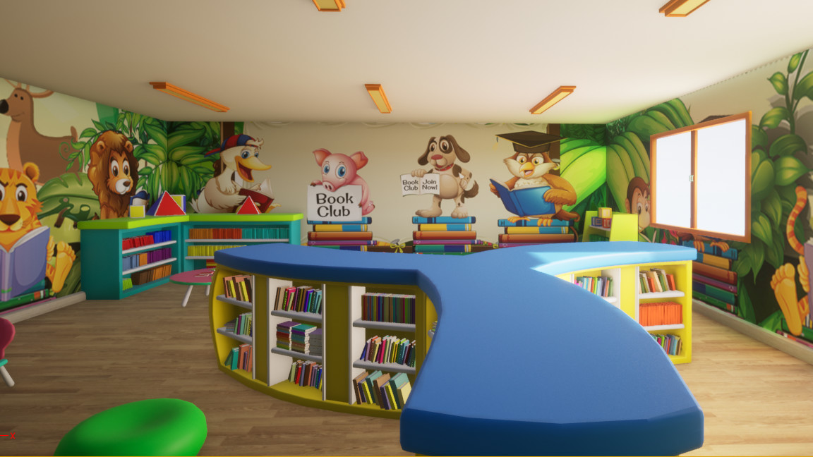 ArtStation - Asset - Cartoons - Library 3D model | Resources